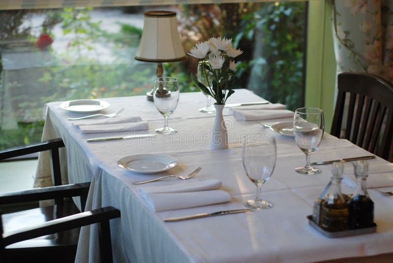 Table with crock in cafe stock photo. Image of prepared - 7002488