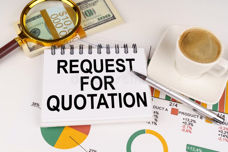 RFQ - Request for Quotation Acronym on Notepad, Business Concept ...