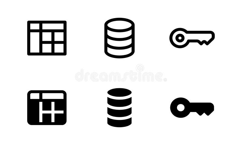 Database Access Table Stock Illustrations – 230 Database Access Table ...