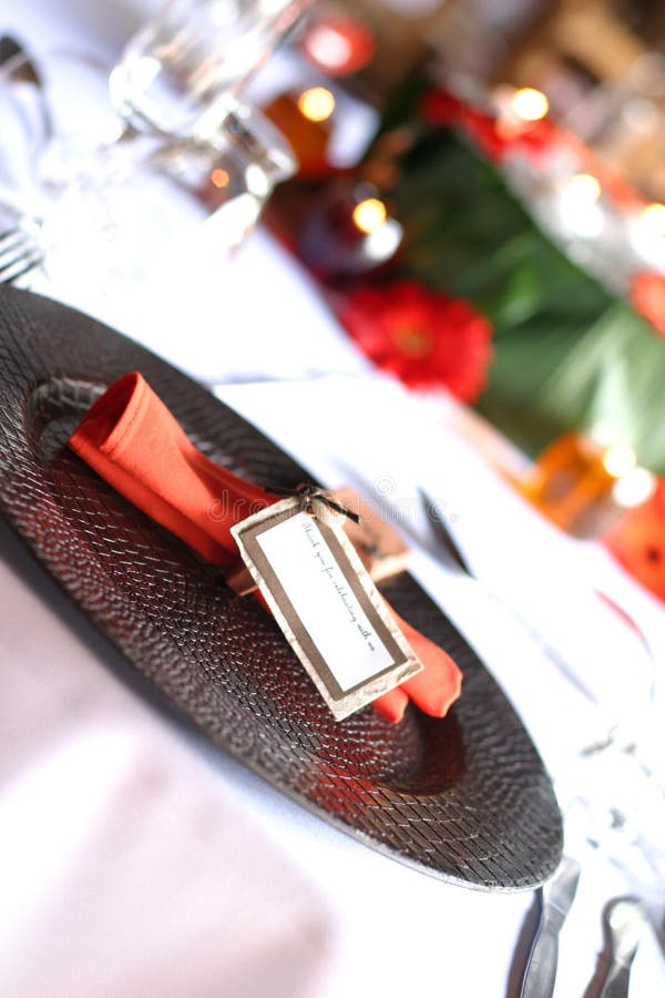 Black table setting stock image. Image of catered, reception - 1518583