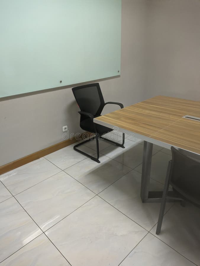 Table Decoration in a Room with a View from Below Stock Photo - Image ...