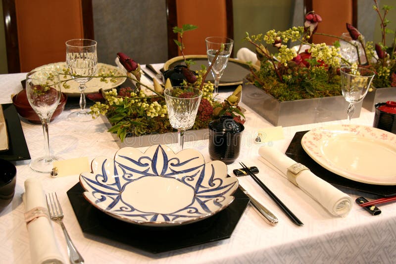 Table design in Japan stock photo. Image of glass, table - 8704072