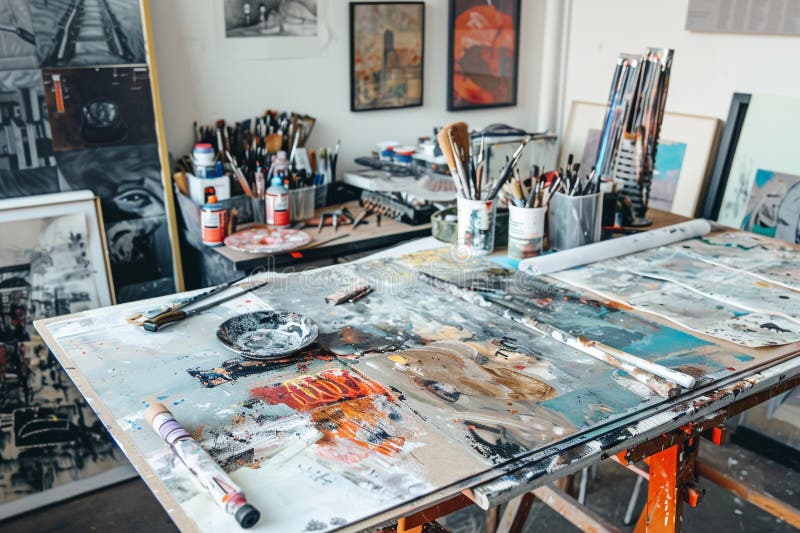 A Table in a Designers Studio is a Blank Canvas a Place Where ...