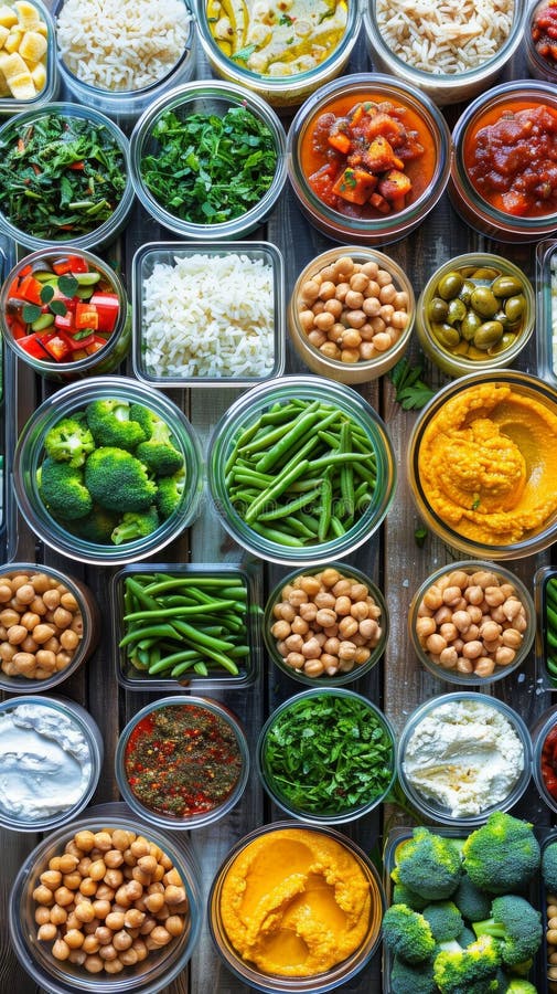 A Table Displaying a Diverse Array of Food Items, Including Fruits ...