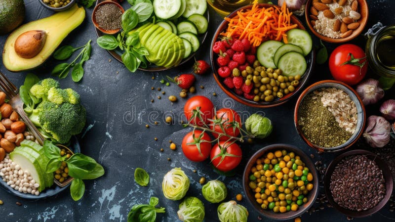 A Table Displaying a Variety of Food Options, Suitable for Food Blogs ...