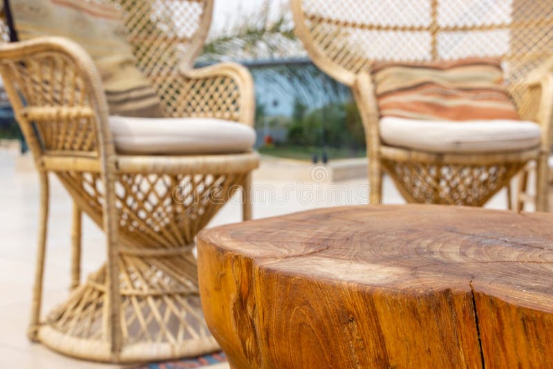 Table Empty Background in Outdoor Cafe , Modern Restaurant Background ...