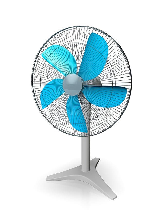 Table fan stock illustration. Illustration of appliance - 18331706
