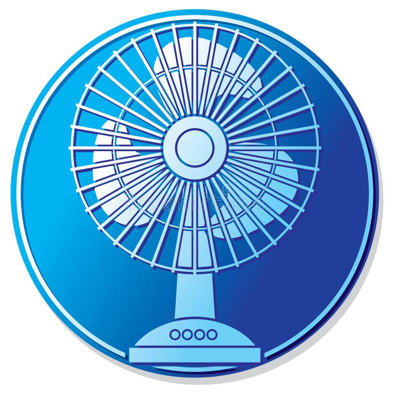 Table fan button stock vector. Illustration of summer - 31061069