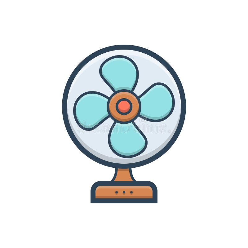 Electric Table Fan Stock Illustrations – 1,687 Electric Table Fan Stock ...