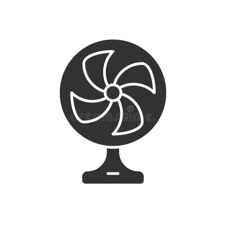 Table Fan Icon Pedestal Stock Illustrations – 22 Table Fan Icon ...