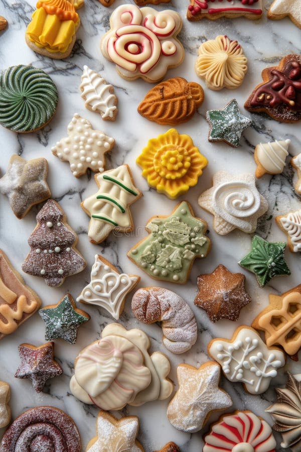 A Table Filled with Decorated Cookies, Perfect for Parties and ...