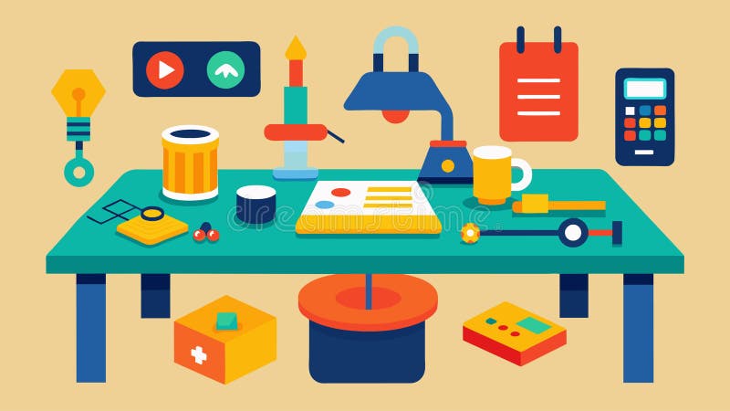 A Table Filled with Different Tools and Materials Ready for Kids To Use ...