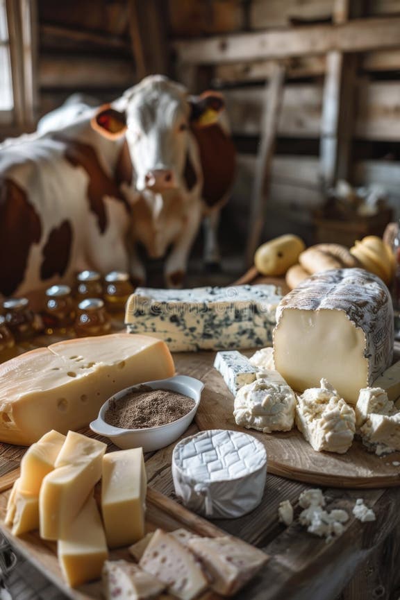 A Table Filled with Different Types of Cheese, Ideal for a Party or ...