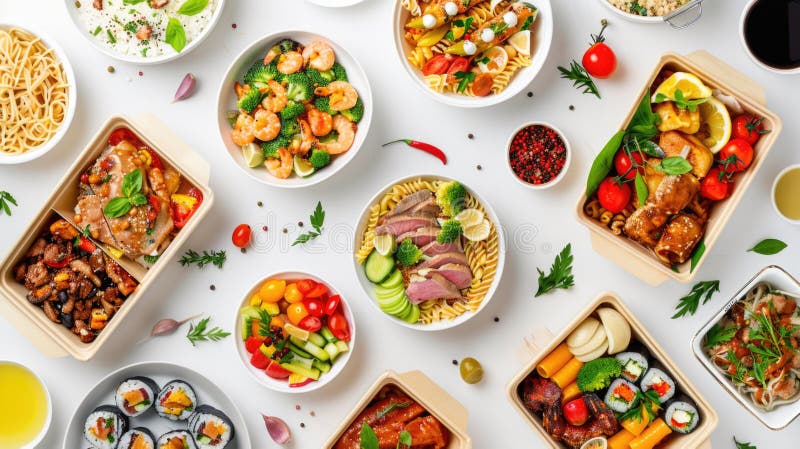 A Table Filled with a Diverse Selection of Food, Perfect for Food and ...