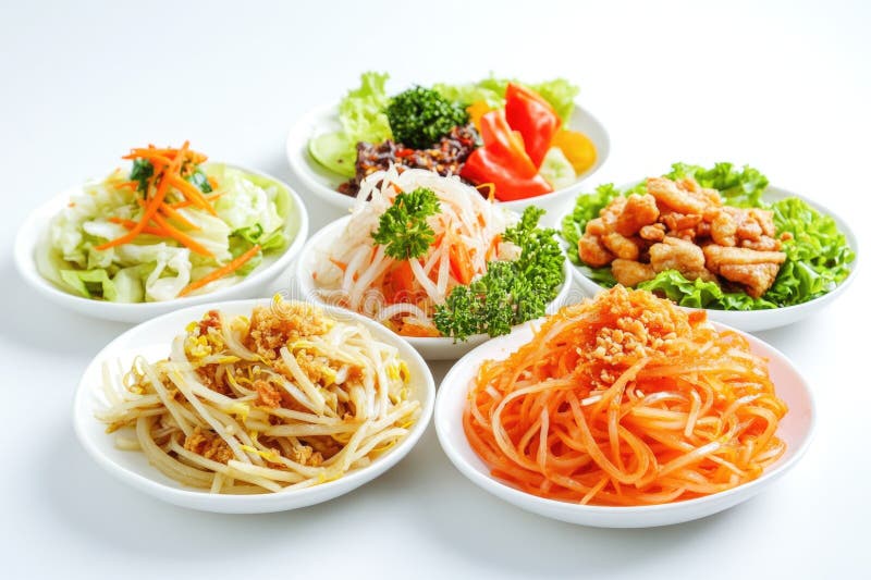 A Table Filled with Various Food Items for a Gathering or Meal Stock ...