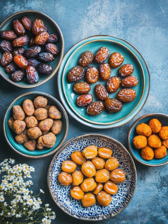 A Table Filled with Various Types of Dates for Snacking or Serving ...
