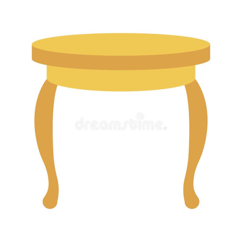 Table flat vector ic on stock vector. Illustration of kitchen - 157404447