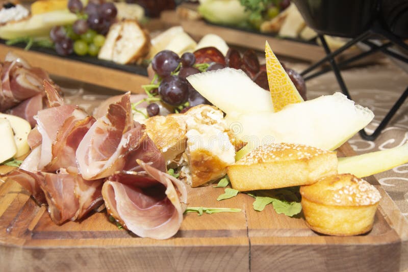 Table with food stock image. Image of healthy, dishware - 154922205