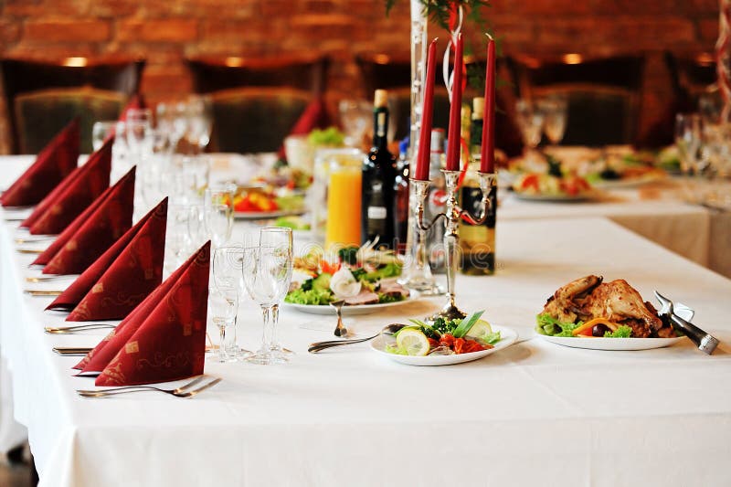 Celebratory table stock photo. Image of dinner, celebratory - 3758252