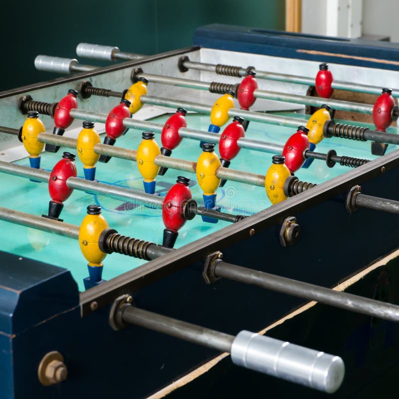 Table football stock image. Image of foosball, goal, player - 43526239