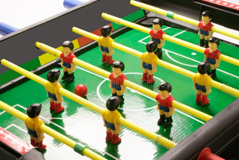 Table Football Game stock image. Image of players, score - 21416105