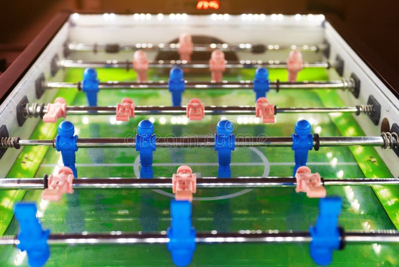 Table football game stock image. Image of kickers, little - 333482917