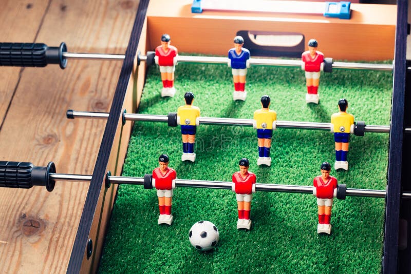 Table football soccer game stock photo. Image of artificial - 70195808