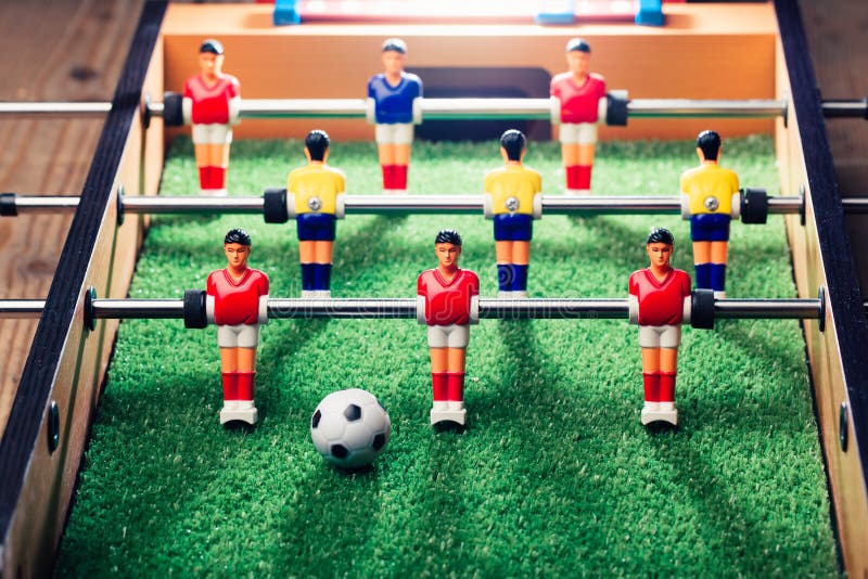 Table football soccer game stock image. Image of tabletop - 70195949