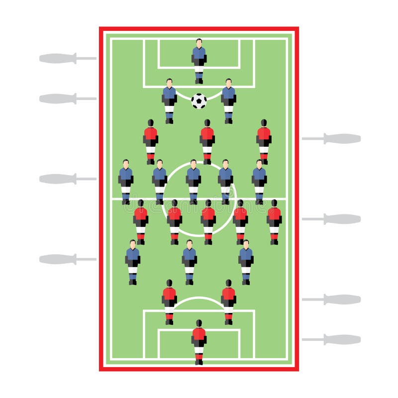 Table Football stock vector. Illustration of football - 74629364