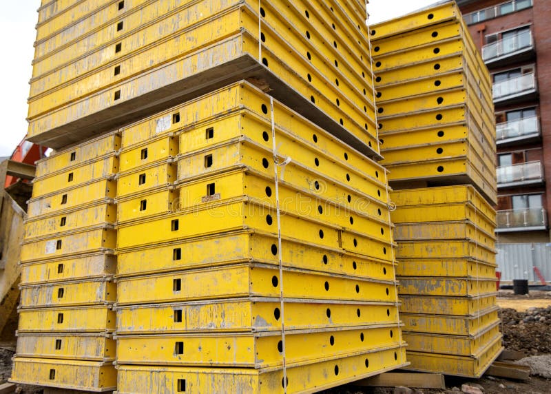 Table Form, Deck Formwork, Flying Form for Slab Concrete Stock Photo ...