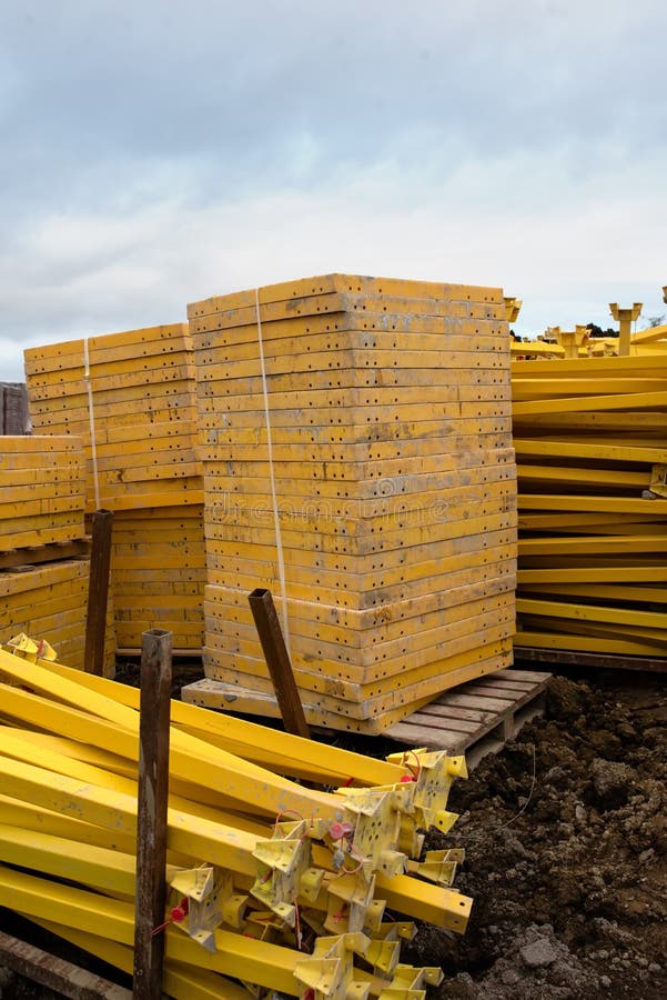 Table Form, Deck Formwork, Flying Form for Slab Concrete Stock Photo ...