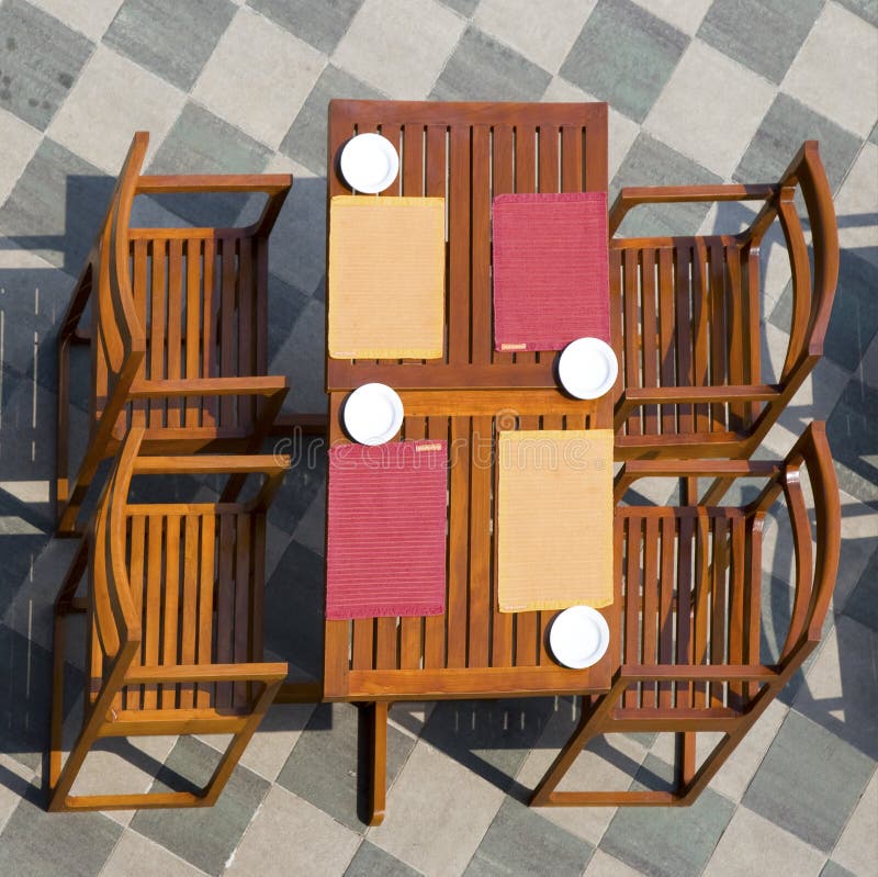 Table for four stock image. Image of colors, grey, four - 19992725