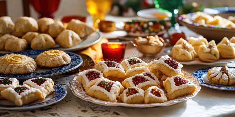 Table Full Assorted Cookies Cakes Stock Photos - Free & Royalty-Free ...