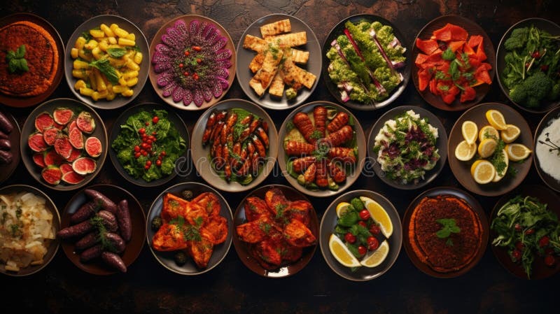 A Table Full of Different Types of Food, Perfect for Food-related ... A Table Full of Different Types of Food, Perfect for Food-related ...