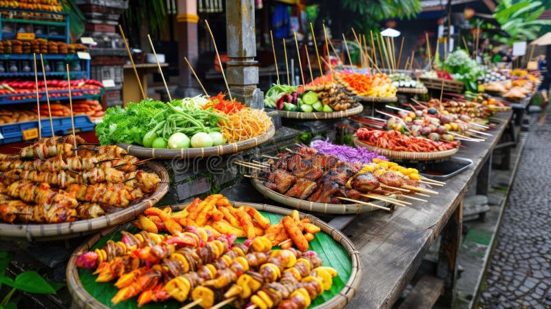 A Table Full of Food with Many Different Types of Food on it Stock ...