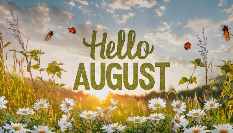 A Table Full of Food with a Sign that Says "Hello August" Above it ...