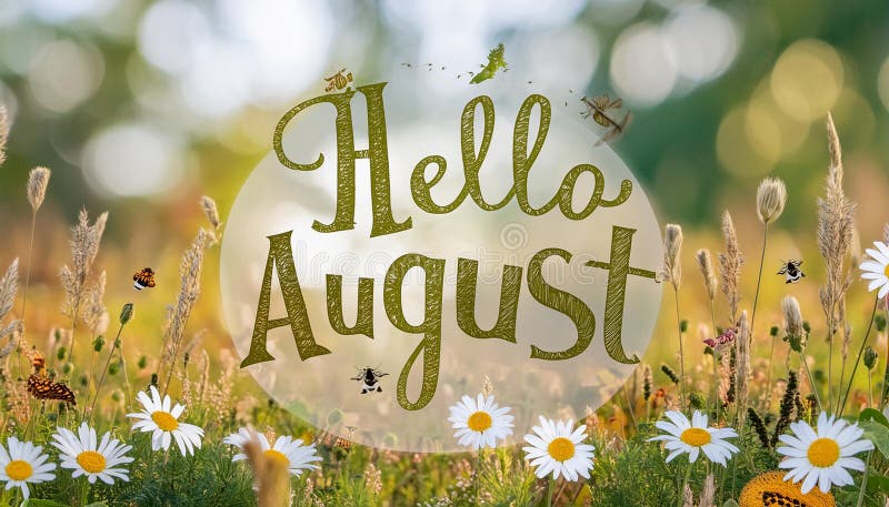 A Table Full of Food with a Sign that Says "Hello August" Above it ...