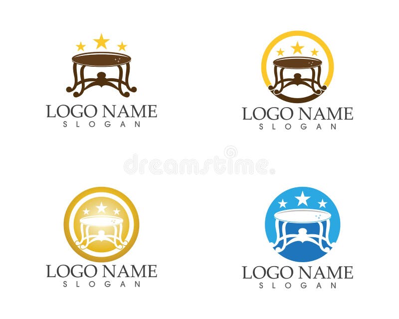 Table Furniture Industry Logo Stock Vector - Illustration of vector ...