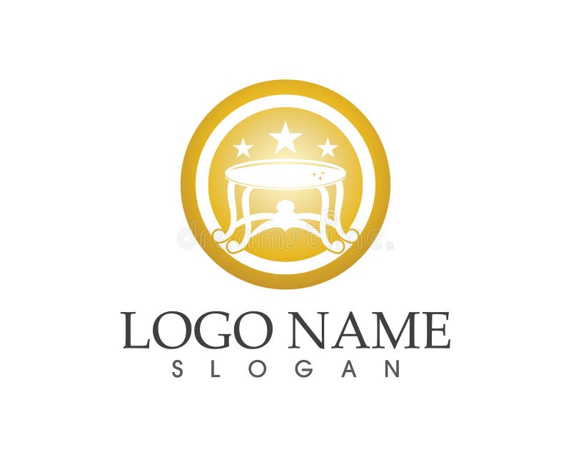 Table Furniture Industry Logo Stock Vector - Illustration of abstrack ...