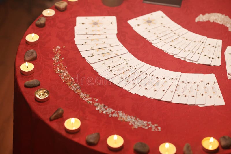 Table of Future Teller stock photo. Image of witch, prophecy - 284438938