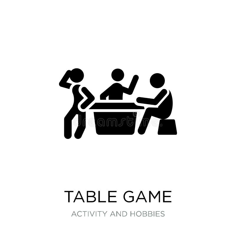 Table Game Icon in Trendy Design Style. Table Game Icon Isolated on ...