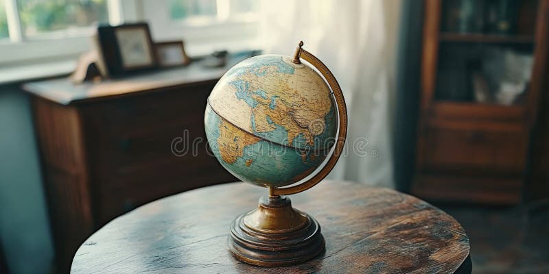 Global Map and World Geography Stock Photo - Image of exploration ...
