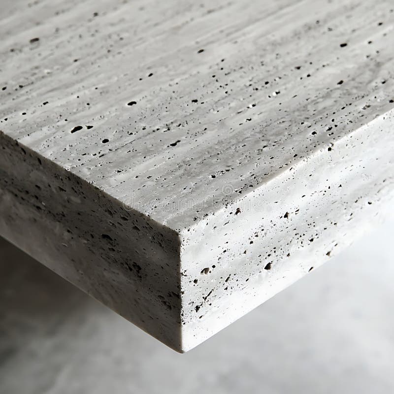 A Table with a Grey Surface and a White Border Stock Illustration ...