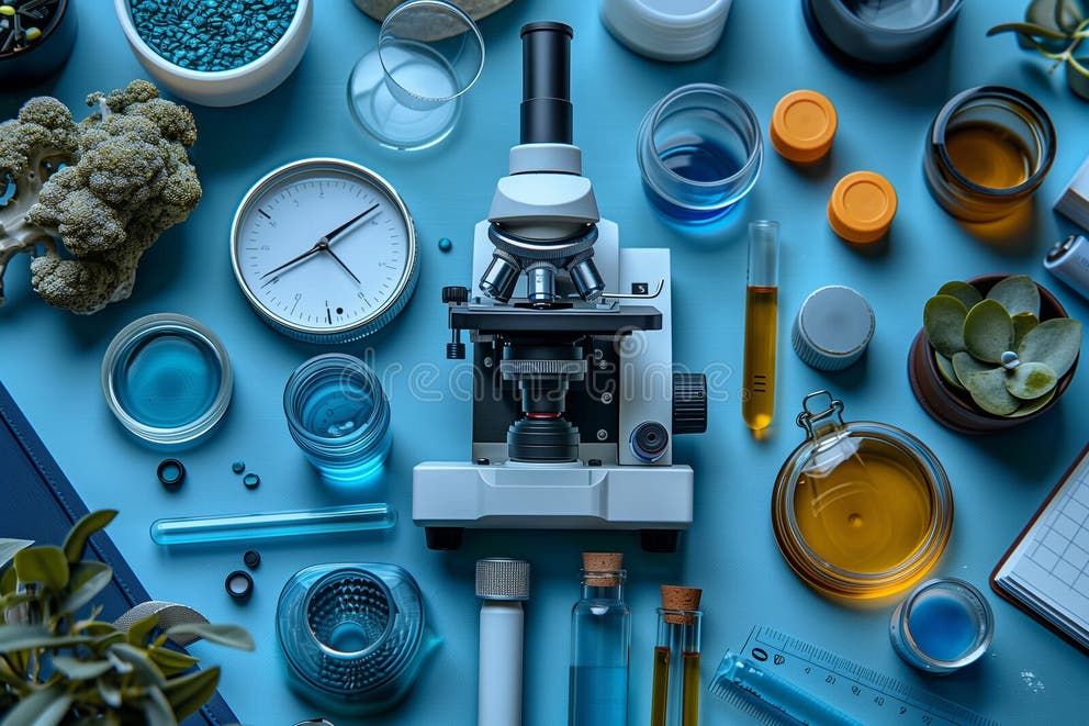 A Table Holding a Diverse Collection of Assorted Objects Stock Photo ...