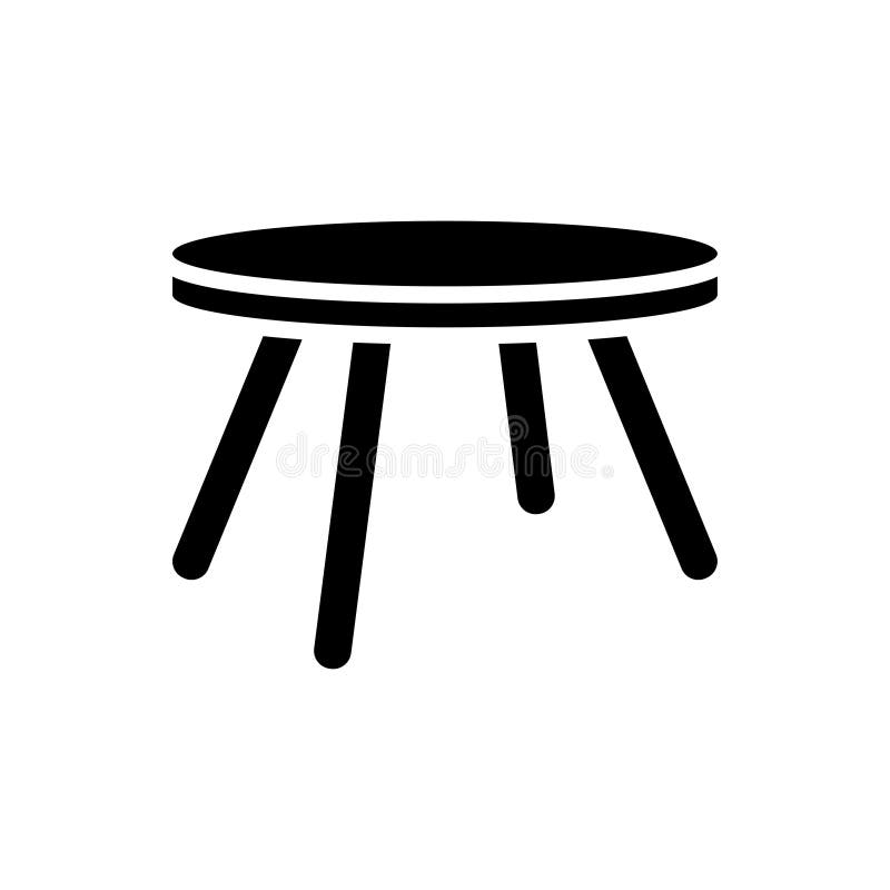 Table Icon Flat Vector Template Design Trendy Stock Vector ...
