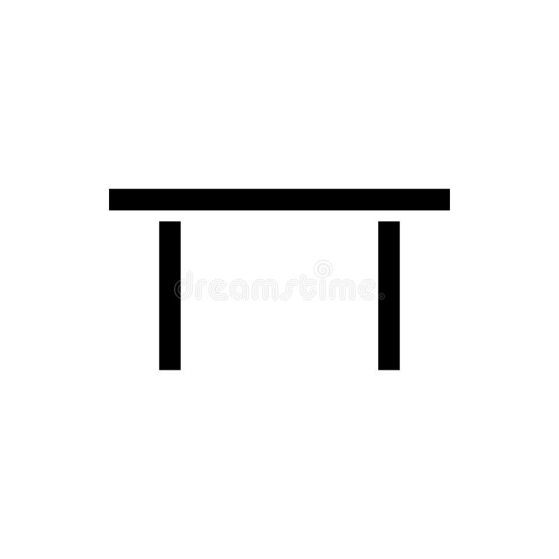 Table Icon Flat Vector Template Design Trendy Stock Vector ...