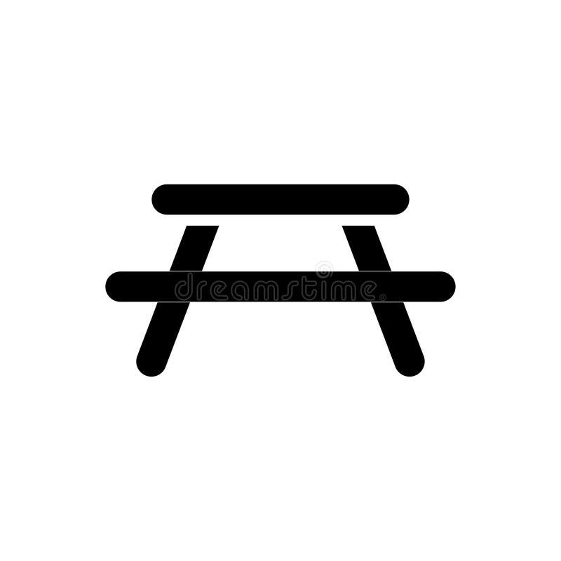 Table Icon Flat Vector Template Design Trendy Stock Vector ...