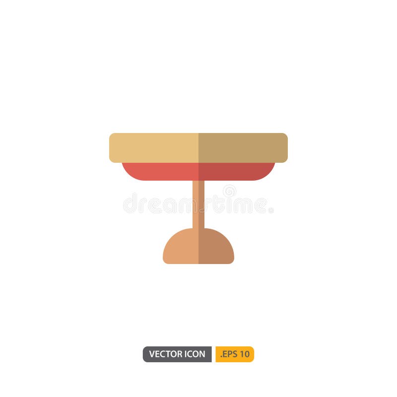 Table Icon Isolated on White Background. for Your Web Site Design, Logo ...