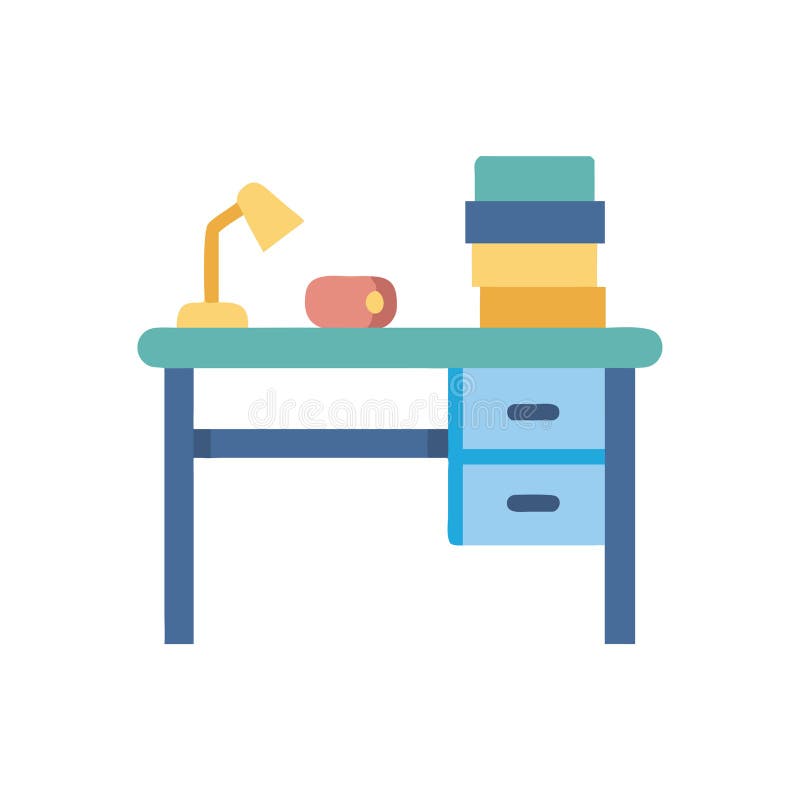 Table Icon for Study Sessions Stock Vector - Illustration of line ...