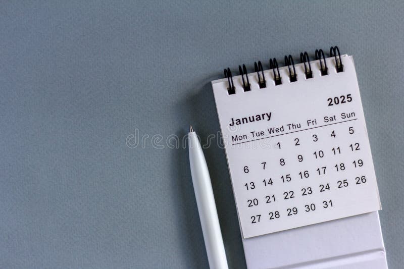 On the Table - January 2025. Desk Calendar for Planning and Organizing ...